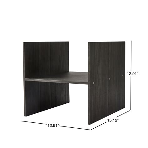 Better Homes And Gardens 8 Cube Organizer With 4 H Shelf Inserts Tobacco Oak