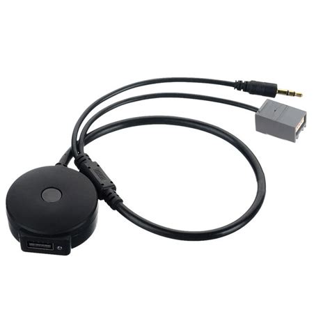Bluetooth Audio Aux USB Female To USB 3 5mm AUX Adapter Cable For Car Honda Civic Jazz CR V