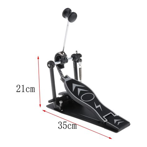 Metal Kick Single Bass Drum Pedal Dual Chain Drive Vicedeal
