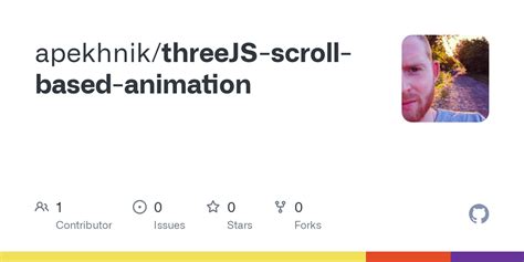 github apekhnik threejs scroll based animation