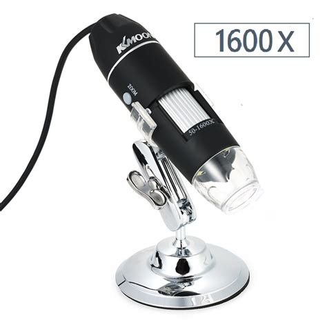 Usb Digital Microscope Kkmoon 1000x 1600x 8 Led Ma Grandado