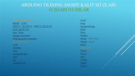1 dars arduino uno haqida arduino uno mikrokontrollerining tuzilishi