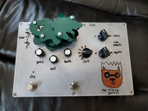 audio kitchen flying squirrel boost overdrive fuzz preamp reverb