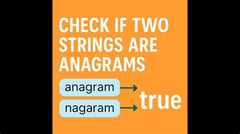 Are These Strings Anagrams Valid Anagram Neetcode Solution In Java Youtube