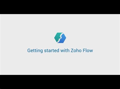 How To Get Started With Zoho Flow Zoho Blog