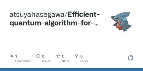 Github Atsuyahasegawaefficient Quantum Algorithm For Solving