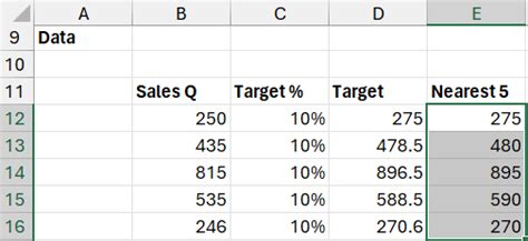 Round To Nearest Multiple Up Or Down Or Both Excel University