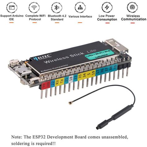 Makerfocus Esp32 Arduino Sx1276 Lorawan Development Board With 868915