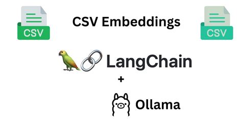 Create Csv File Embeddings In Langchain Using Ollama Python Langchain Youtube