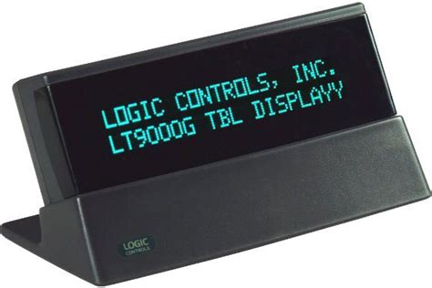 Logic Controls TD BK Customer Pole Display Barcodesinc Com