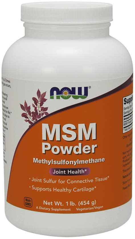 Now Foods Msm Methylsulphonylmethane Bodybuilding And Sports Supplements