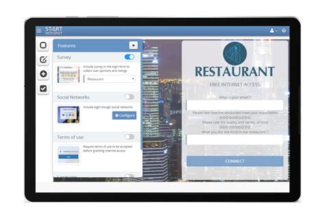 Restaurant Wifi I Start Hotspot Cloud Wifi Software