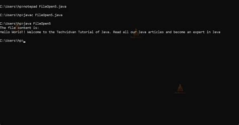 Java Create File Open File And Delete File Techvidvan