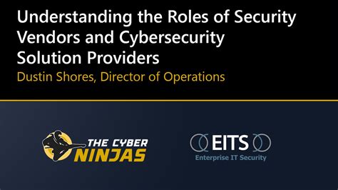 Understanding The Roles Of Security Vendors And Cybersecurity Solution