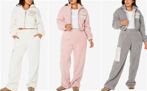 Womens Teddy Jacket And Pants Set 15 At Walmart Free Stuff Finder