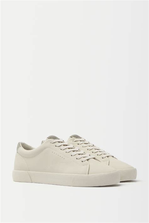 کفش کتانی اسپورت استخونی مردانه برشکا Bershka خرید آنلاین از ترکیه