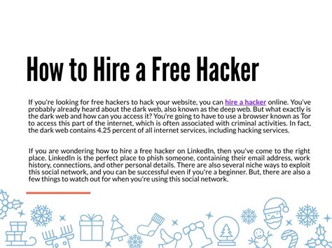 PPT How To Hire A Free Hacker PowerPoint Presentation Free Download ID 11361246