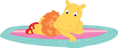 The Backyardigans Beach Bonanza Tasha On Surfboard Backyardigans At The Beach Full Size Png