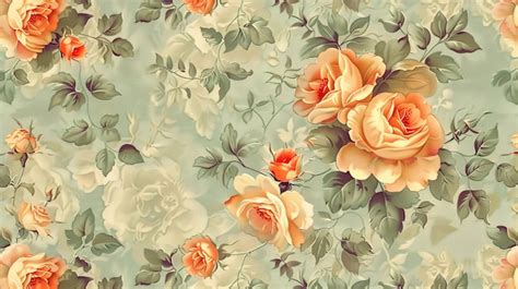 Vintage Flower Design Wallpaper Images Free Download On Freepik