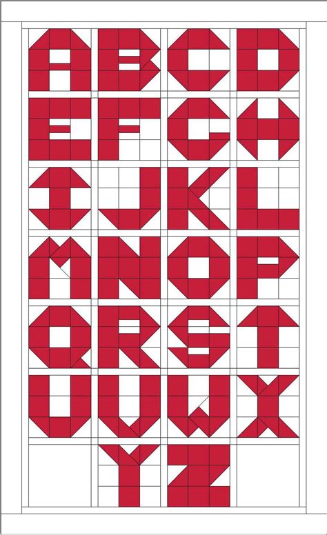 Alphabet Quilt Pattern Free Try Out These Free Christmas Quilt