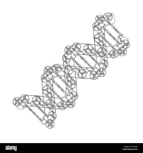 This Image May Not Be Used In Educational Posters Dna Molecule Computer Illustration Of A