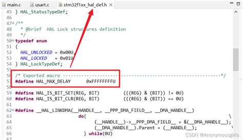 stm32cubeide基础学习 usart串口通信实验（轮询方式） cubeide的usart csdn博客
