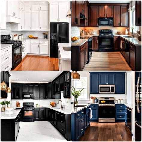 25 White Kitchens With Black Appliances To Get Inspired