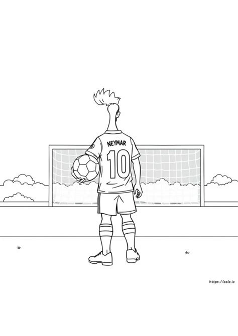 Neymar Coloring Book