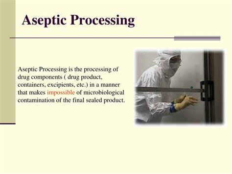 PPT Seminar On Aseptic Processing Operation By Ranjith Kumar Kankala M Pharm I Sem