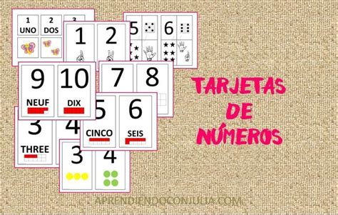 Tarjetas De Números Imprimibles Para Niños Del Al 10 España focuscf