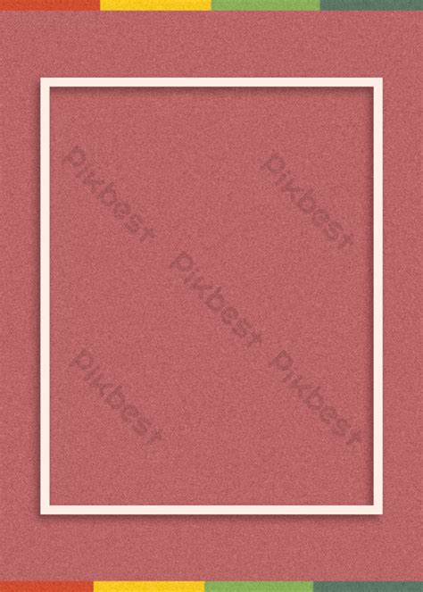Simple Borders Red Border Background PSD Free Download Pikbest
