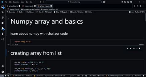Numpy Python Programming Machinelearning Deeplearning Chaiaurcode