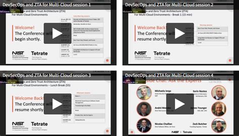 zta and devsecops conference with nist and tetrate