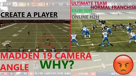 Madden 19 Player Lock Camera Gone In Create A Player Youtube