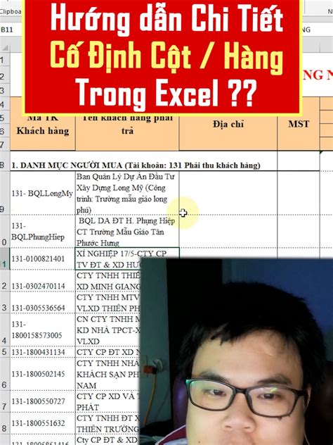 Cách Cố định Cột Và Dòng Trong Excel để Không Bị ẩn Khi Di Chuyển Min Tiktok