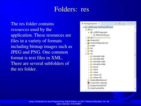 Ppt Understanding Android Project Folders Xml And Editors Powerpoint