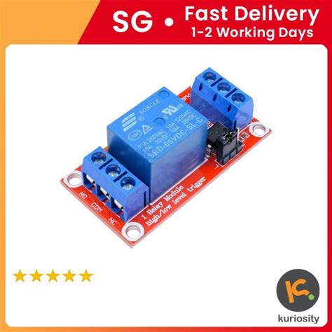 Relay Module 1 Channel 3 3V 5V 12V 24V Lazada Singapore
