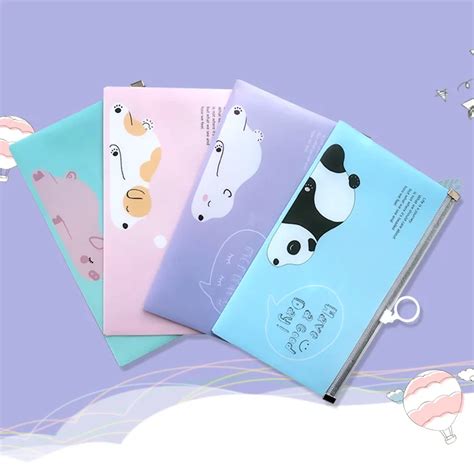 귀여운 마스크 보관 가방 휴대용 만화 Pp 페이스 마스크 홀더 방진 지퍼 파우치 마스크 무공해 저장 가방 연필 가방 1pc Aliexpress