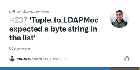 Tupletoldapmod Expected A Byte String In The List · Issue 237