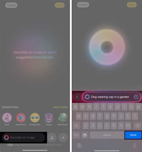 How To Use Image Playground App In Ios 182