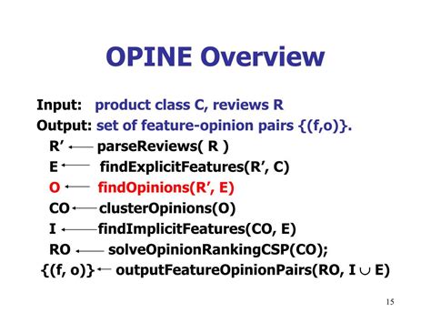 Ppt Extracting Product Feature Assessments From Reviews Powerpoint Presentation Id 1318792