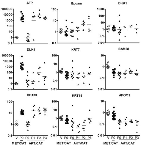 Quantitative Pcr Of Hcc Subtype Associated And Epcam Coregulated Gene
