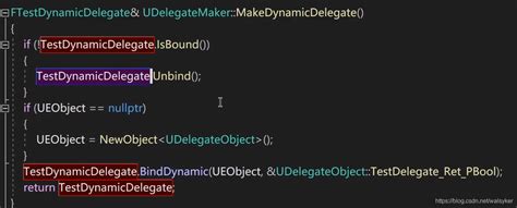 Ue4 C 动态单播委托（代理）ue4 Binddynamic 参数 Csdn博客