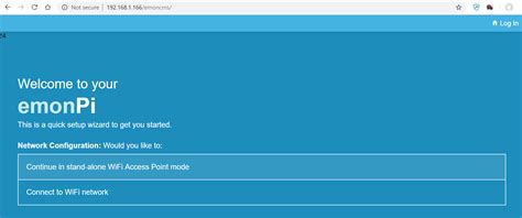 emonsd first boot emonsd community