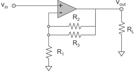 Solved A Non Inverting Amplifier With The Gain Of 6 Is Chegg Com