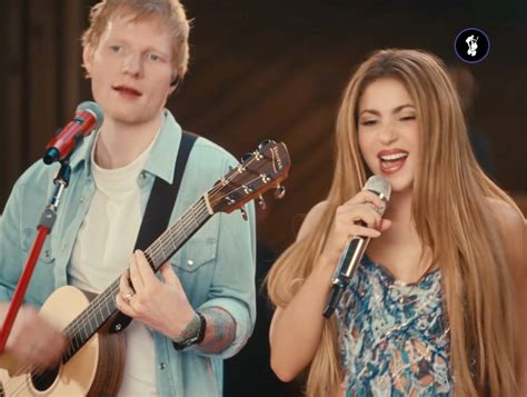 Shakira Ed Sheeran Celebrate 20 Years Of “hips Dont Lie” With Time