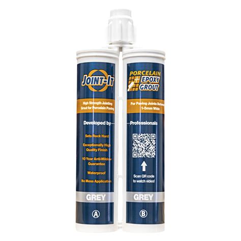 Joint It Electric Application Gun Kit And Porcelain Epoxy Grout Bundle
