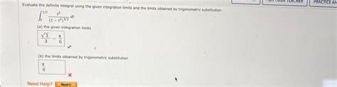 Solved Evaluate the definite integral using the given | Chegg.com