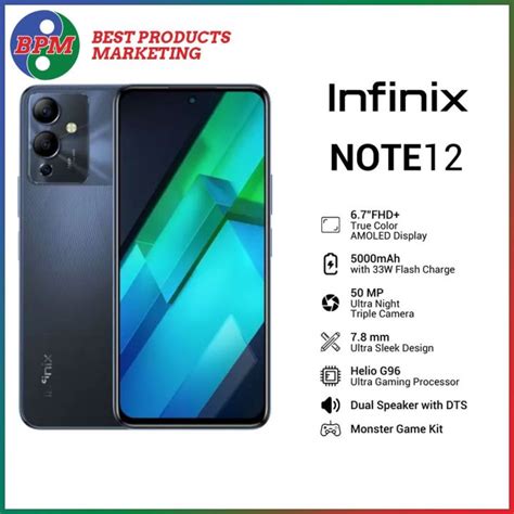 BPM Infinix Note G GB GB GB GB Original And Brand New Lazada PH