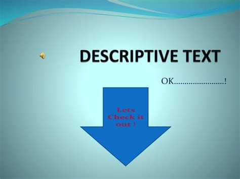 Descriptive Text Ppt